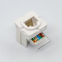 China Australian PC Rj45 Toolless Keystone Jack , 8p8c Category 5e Jack for sale