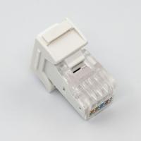China CAT5E 8p8c UTP Keystone Jack 90 Degree Rj45 Connector for sale