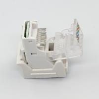 China CAT5E 8p8c UTP Keystone Jack 90 Degree Rj45 Connector for sale