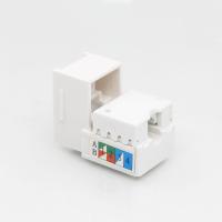 China Cat5E Keystone Jack RJ45 90 Degree 8P8C 128 Port Female Connector for sale