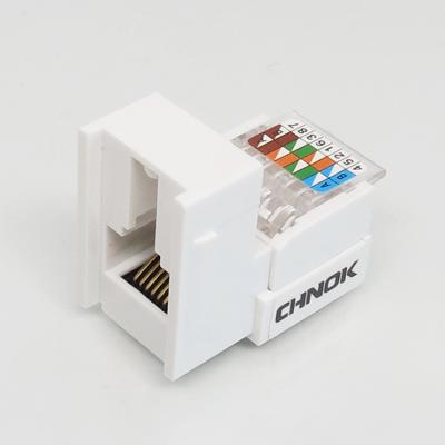 China Toolless 8p8c Cat5e Punch Down Jack Rj45 Keystone UTP 128 Type for sale