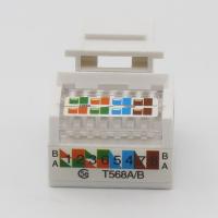 China Cat5e UTP Rj45 Toolless Keystone Jack ABS 8p8c Ethernet for sale