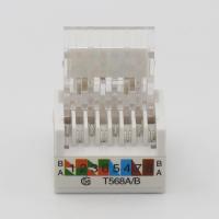 China Cat5e UTP Rj45 Toolless Keystone Jack ABS 8p8c Ethernet for sale