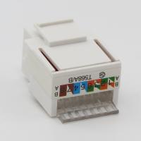 China Cat5e UTP Rj45 Toolless Keystone Jack ABS 8p8c Ethernet for sale