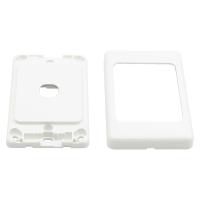 China Australia 1 Port Rj45 Keystone Jack Faceplate , Rj11 Network Face Plate for sale