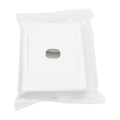 China Australia 1 Port Rj45 Keystone Jack Faceplate , Rj11 Network Face Plate for sale