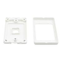 China Australia 1 Port Rj45 Keystone Jack Faceplate , Rj11 Network Face Plate for sale