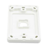 China Australia 1 Port Rj45 Keystone Jack Faceplate , Rj11 Network Face Plate for sale
