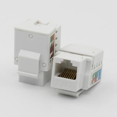 China RJ45 UTP Cat6 8P8C 90 Degree Keystone Jack TM-8009 for sale