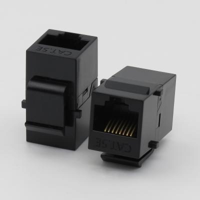 China RJ45 Inline Coupler UTP 8P8C 180 Degree Ethernet Connector Cat5e for sale