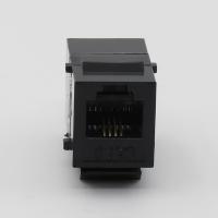 China 90 Degree RJ11 Inline Coupler 6P4C Cat3 Telephone Keystone Jack 90° for sale