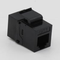 China 90 Degree RJ11 Inline Coupler 6P4C Cat3 Telephone Keystone Jack 90° for sale