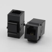 China 90 Degree RJ11 Inline Coupler 6P4C Cat3 Telephone Keystone Jack 90° for sale