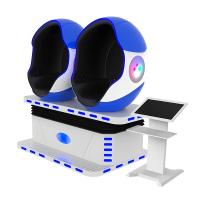 China Double Seat 9D VR Egg Chair with 3DOF Motion Platform and 19/21/42 Inch Touch Screen - 200 kg Weight for sale