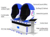 China Double Seat 9D VR Egg Chair with 3DOF Motion Platform and 19/21/42 Inch Touch Screen - 200 kg Weight for sale