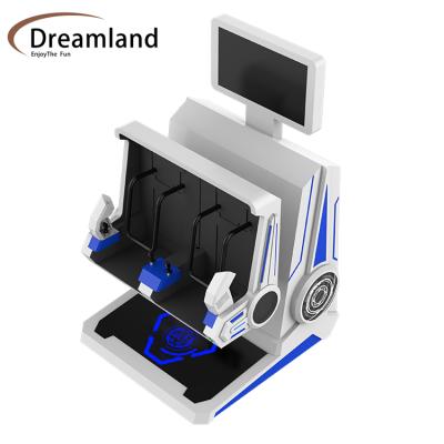 China Dreamland 9D VR 360 Simulator Machine 220V Dual Player with 4K Resolution and 50 Games for sale