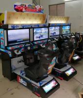 China 2 Player Arcade Racing Game Machine with 32-Inch Screen and 400W Power for Amusement Parks for sale
