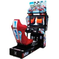 China 32 Inch LCD Racing Arcade Machine - 250W Power, 200kg Weight with Network Connectivity for Game Centers for sale