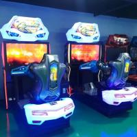 China 42LCD Dynamic Car Racing Game Machine with 42-inch HD Screen, 400W Power, and Multiplayer Support for Commercial Arcades for sale