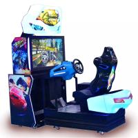 China 42LCD Dynamic Car Racing Game Machine with 42-inch HD Screen, 400W Power, and Multiplayer Support for Commercial Arcades for sale