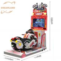 China Dreamland Children's Motorcycle Arcade Machine 42-inch Display 80kg Coin-Operated Racing Game for sale