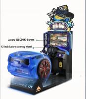 China Commercial Dynamic Car Racing Game Machine 116x126x155cm 26 Inch Screen with OEM Service for Children Arcades for sale