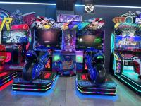 China Speed R 2-Player Motorcycle Racing Arcade Machine with 42-inch HD Display and 400W Power for sale