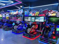 China Speed R 2-Player Motorcycle Racing Arcade Machine with 42-inch HD Display and 400W Power for sale