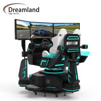China Dreamland DL-CR02 3DOF Car Racing Simulator - 150W Power, 32×3 Inch Display, Metal Construction for sale