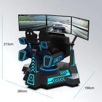 China Dreamland DL-CR02 3DOF Car Racing Simulator - 150W Power, 32×3 Inch Display, Metal Construction for sale