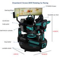 China Dreamland 150W Car Racing Game Machine with 3DOF Motion Simulator 180x185x200cm Metal Arcade for sale