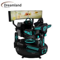 China Dreamland 150W Car Racing Game Machine with 3DOF Motion Simulator 180x185x200cm Metal Arcade for sale