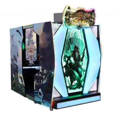 China Pirate Adventure 2-Player Coin Pusher Game Machine 55LCD Display 400W Power L1900×W2600×H2130MM for sale