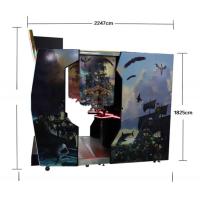 China Pirate Adventure 2-Player Coin Pusher Game Machine 55LCD Display 400W Power L1900×W2600×H2130MM for sale