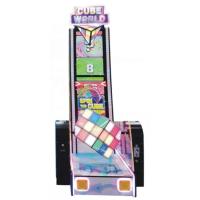 China Magic Cube World Rolling Game Machine 1200×1010×2475mm 400W Single Player Ticket Redemption Arcade for sale