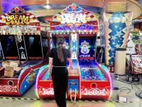 China Dreamland Rolling Ball Arcade Machine 295x170x270cm Coin Operated Double Players 220V/60W for sale