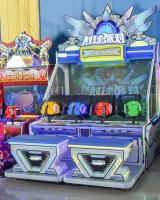 China 100W 4-Player Ball Shoot Arcade Machine with 6 Game Levels - 1800x2650x2700mm Dimensions for sale