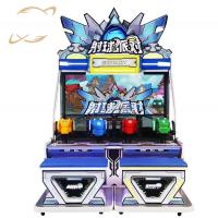 China 100W 4-Player Ball Shoot Arcade Machine with 6 Game Levels - 1800x2650x2700mm Dimensions for sale