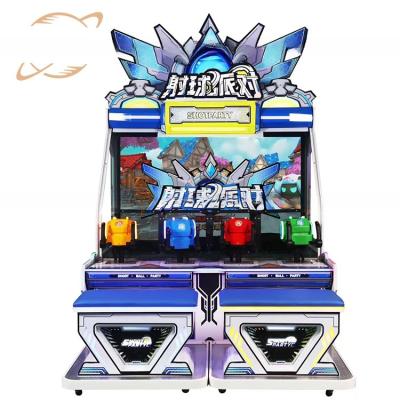 China Four Players Shooter Arcade Machine 220V/100W with Ticket Redemption System - 1800×2650×2700mm for sale