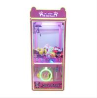 China Dreamland Coin Operated Pink Claw Crane Machine with Adjustable Claw Force 110V-240V for sale
