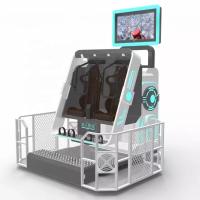 China Dreamland VR 360 Simulator Double Player Roller Coaster with 160×210×210 cm Dimensions and 110V/220V Voltage for sale