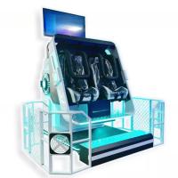 China Dreamland VR 360 Simulator Double Player Roller Coaster with 160×210×210 cm Dimensions and 110V/220V Voltage for sale