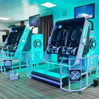 China Dreamland 9D VR 2 Seats Flying Chair - 360° Motion Simulator with 500kg Capacity and 160×210×210cm Dimensions for sale
