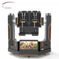 China Dreamland VR 1080 Double Players Roller Coaster Simulator 720° Rotation 9D Virtual Reality Chair 200kg Capacity for sale
