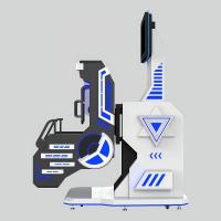 China Crazy Arcade 360 VR Roller Coaster Machine 9D with 200kg Capacity and 3 DoF Motion Platform for sale