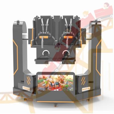 China Dreamland 9D VR 360 Roller Coaster Simulator 2.25x2.15x2.3m with 200kg Capacity and 110V/220V/380V Voltage for sale