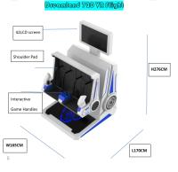 China VR 360 Degree Rotating Roller Coaster Simulator 9D Virtual Reality Game Machine for Arcade for sale