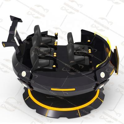 China 9D VR UFO Ride Simulator with 5 Seats, 600kg Weight and 110V/220V/380V Voltage Options for Commercial Entertainment for sale