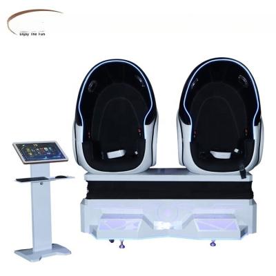 China Dreamland 9D VR Egg Chair Double Players 205cm 200kg Virtual Reality Cinema Motion Simulator for sale