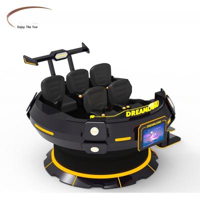 China Dreamland 9D VR Spaceship 360 Degree Electric Motion Cinema 5 Seats 420x370x240cm 110V/220V/380V for sale